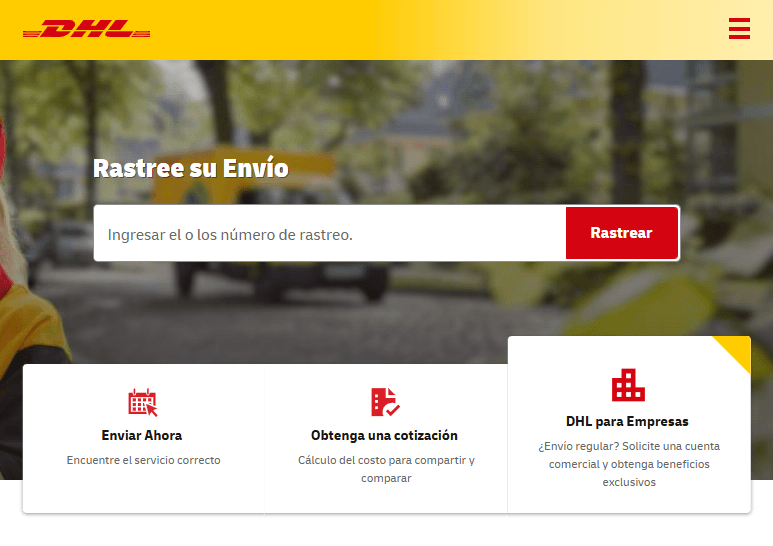 Rastrear paquete DHL Express - Rastrear envío