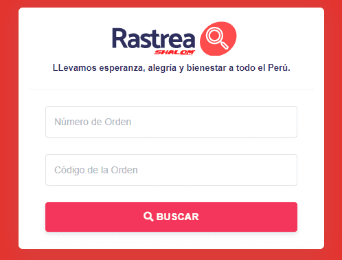 Rastrear paquete Shalom - Rastrear envío